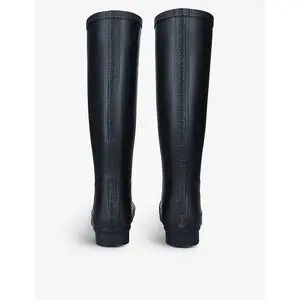 Barbour Abbey Logo-patch Wellington Boots - Black