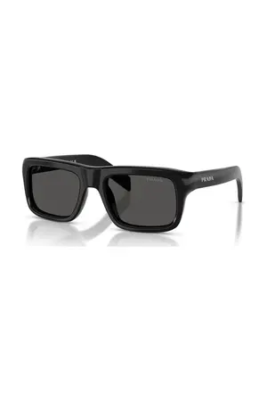 Prada Rectangle Sunglasses - Black