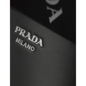 Prada Crisscross Rubber Sandals