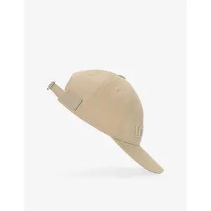 Loewe Logo-embroidered Cotton-canvas Cap - Beige