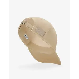 Loewe Logo-embroidered Cotton-canvas Cap - Beige