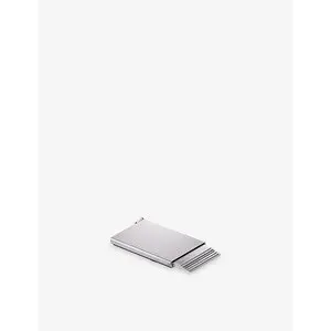 SECRID Cardprotector+ Fluted For Magsafe Aluminium Wallet - Silver