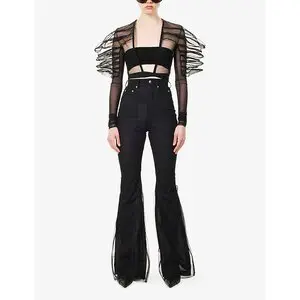 Rick Owens Rhino Structured Sheer Top