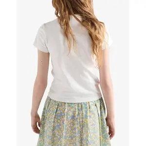 Prada Logo-embellished Cotton T-shirt - White