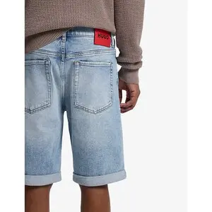 Hugo Tapered-fit Mid-rise Denim Shorts