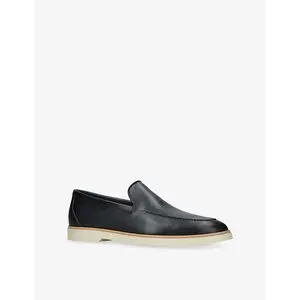 Magnanni Calpe Leather Loafers - Navy