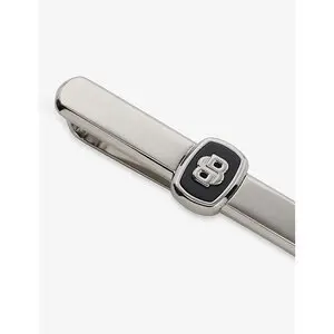 BOSS Double B-monogram Brass Tie Clip