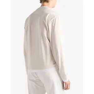 Prada Layered-effect Long-sleeved Cotton T-shirt