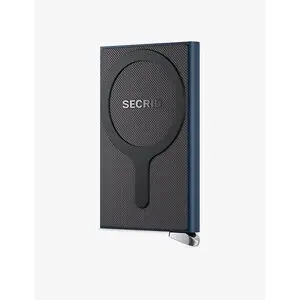 SECRID Cardprotector+ Fluted For Magsafe Aluminium Wallet - Navy
