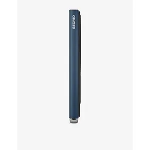 SECRID Cardprotector+ Fluted For Magsafe Aluminium Wallet - Navy