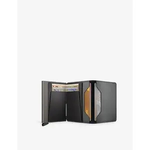 SECRID Slimwallet Matte Satin Leather Wallet - Steel