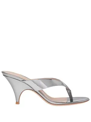 GIANVITO ROSSI Sofia Thong Sandals - Metallic