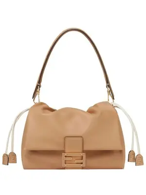 Fendi Mamma Baguette Medium Nappa Leather Bag