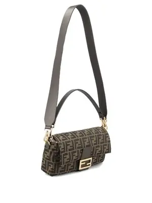 Fendi Baguette Medium Ff Jacquard Bag