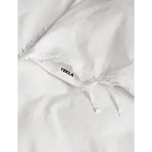 TEKLA Anais Cotton Duvet Cover - Broken White