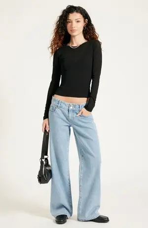 PACSUN Zoe Low-rise Girlfriend Jeans