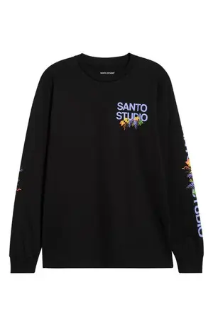 SANTO STUDIO X Luke Rockhold Timing Long Sleeve Graphic T-shirt