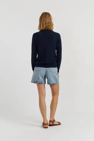 Chinti & Parker Air Cashmere Sweater - Navy