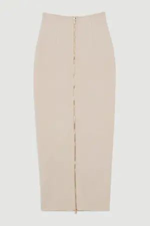 Karen Millen Figure Form Zip Maxi Skirt