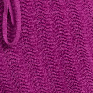 Chinti & Parker Cotton Crochet Shorts - Magenta