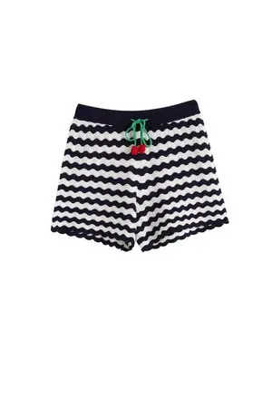Chinti & Parker Cotton Crochet Shorts
