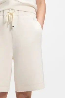 BOSS Relaxed Fit Stretch-jersey Shorts