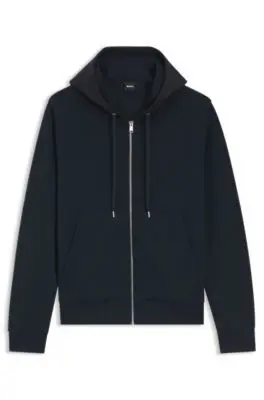 BOSS Hooded Zip-up Sweatshirt