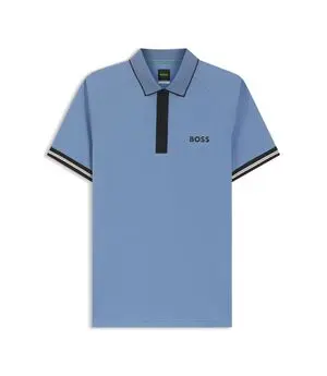 BOSS Active Slim-fit Polo Shirt With Moisture Management