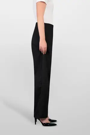 LAURA APARICIO Wide Leg Palazzo Trousers - Black