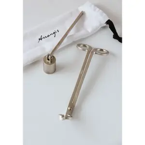 AERANGIS Signature Stainless Steel Candle Care Set - Silver