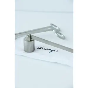 AERANGIS Signature Stainless Steel Candle Snuffer - Silver
