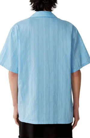 LANVIN Textured Shirt In Cotton And Silk