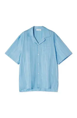 LANVIN Textured Shirt In Cotton And Silk