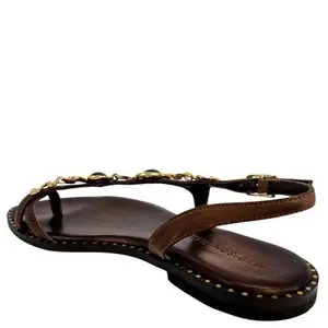 MADISON MAISON Leather Flat Thong Sandal