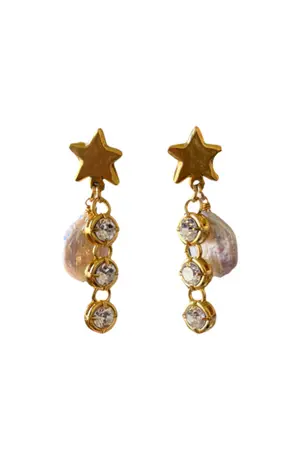 SCCOLLECTION Ziggy Dangle Earrings - Gold
