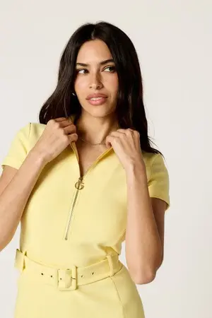 GOLDIE BYRD The Goldie Dress - Yellow