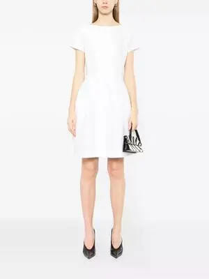 JNBY Boat-neck Mini Dress - White