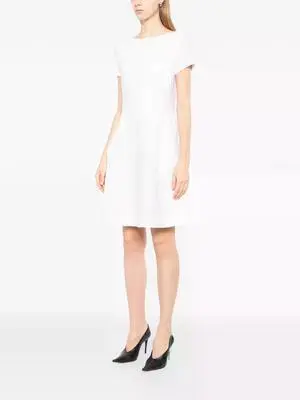 JNBY Boat-neck Mini Dress - White