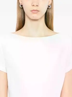 JNBY Boat-neck Mini Dress - White