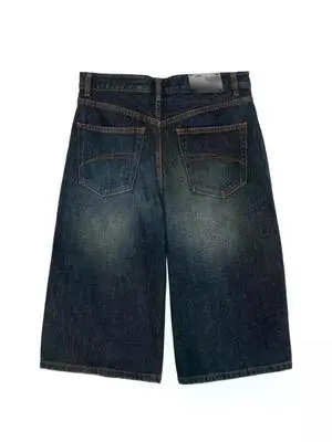 JNBY Vintage Wash Distressed Denim Shorts