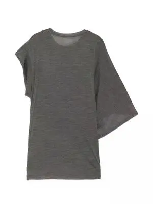 LESS Asymmetric Short Sleeve Top
