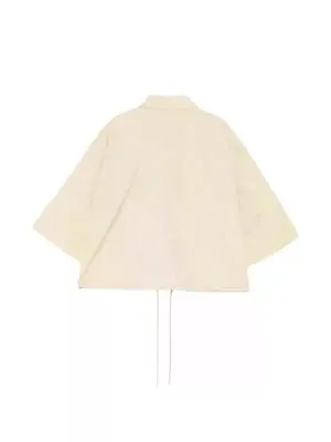 LESS Cropped Poplin Shirt