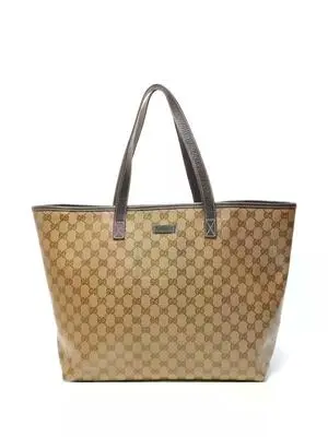 Gucci Gg Crystal Tote Bag - Neutrals