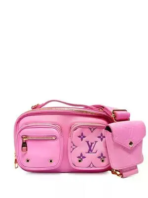 LOUIS VUITTON 2021-2025 Utility Monogram Shoulder Bag - Pink