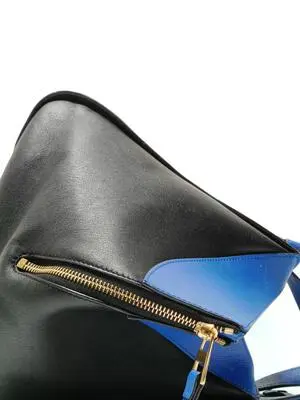 Loewe Large Hammock Leather Tote Bag - Blue