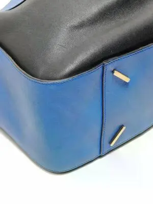 Loewe Large Hammock Leather Tote Bag - Blue