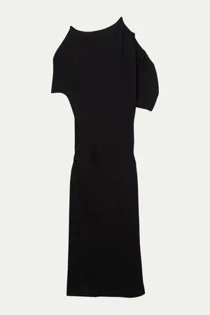 Karen Millen Dropped Waist Asymmetric Maxi Dress