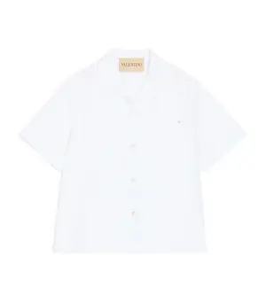Valentino Garavani Cotton Vgold Shirt - White