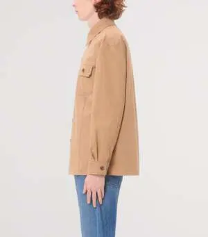 Valentino Garavani Cotton Twin-pocket Trucker Jacket - Beige