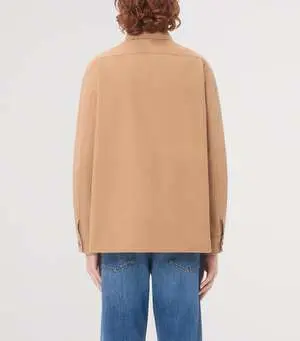 Valentino Garavani Cotton Twin-pocket Trucker Jacket - Beige